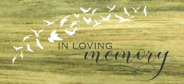 Wooden Tag - In Loving Memory